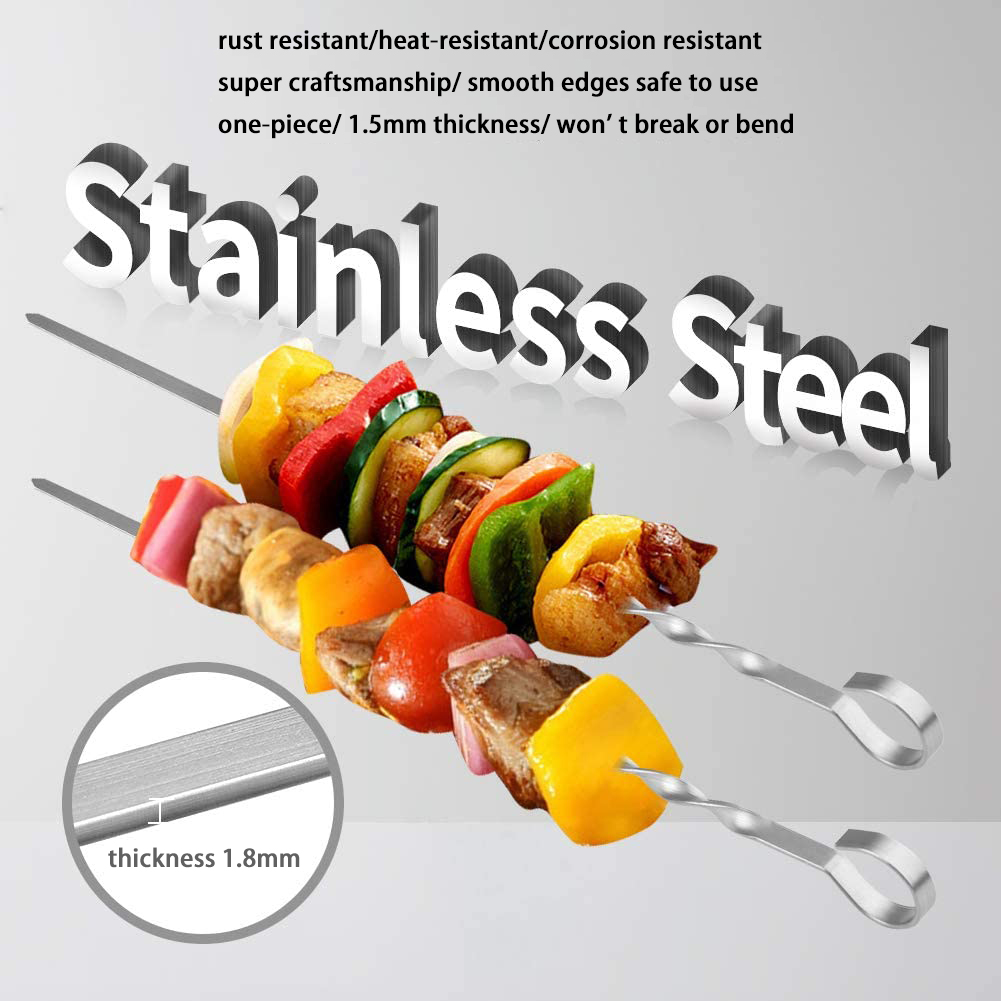 10 Stks/set Barbecue Vlees String Spiesjes Brokken... – Vicedeal