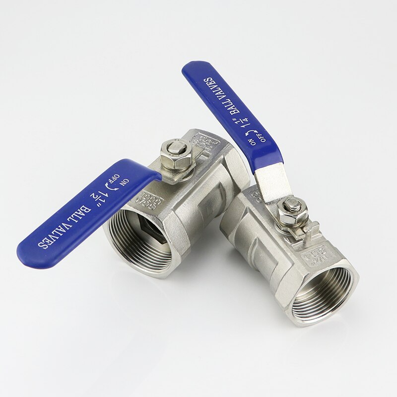 Rvs Ballvalve SS304 1Pc Kogelkraan 1/4 "3/8&q... – Vicedeal