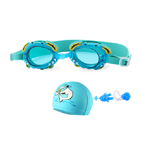 Børn svømmebriller anti-dug børn delfin badehætte ... – Grandado