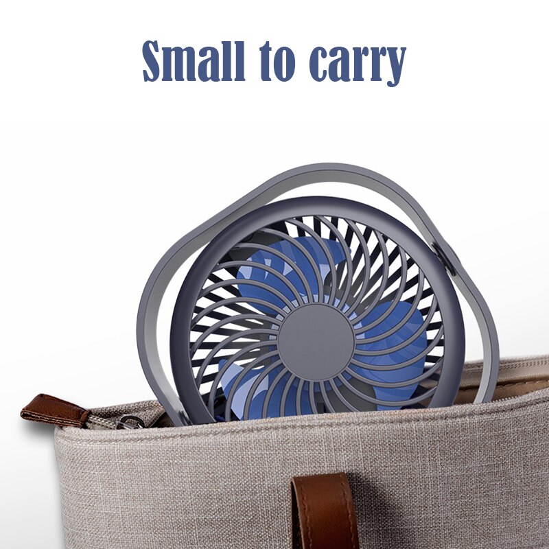 360° Fan Cooler USB Mini Air Fan Portable 3 Speed ... – Grandado