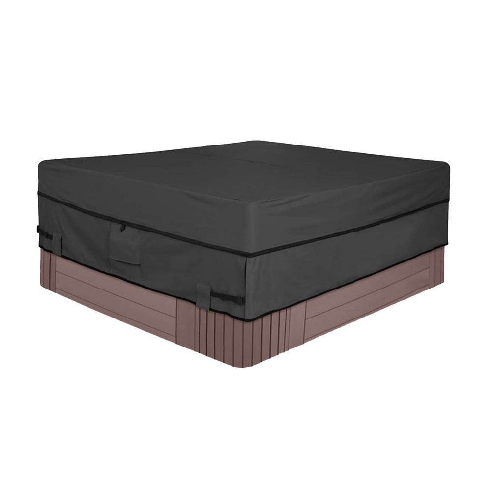 Polyester Square Spa Cover 100 Coverage Outdoor Tu... – Grandado