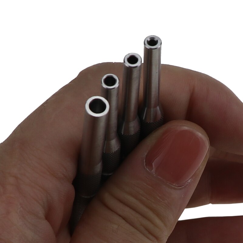 4pcs Rvs Punch Roller Gereedschap Multi Size Hollo... – Grandado