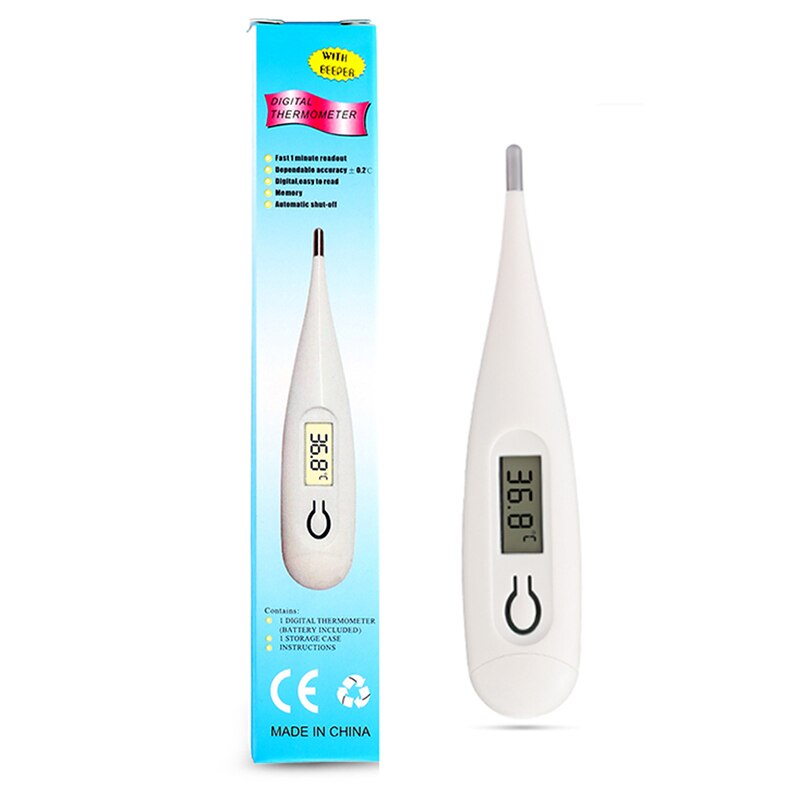 1pc Digital Thermometer Free LCD Show Reading Body... – Grandado
