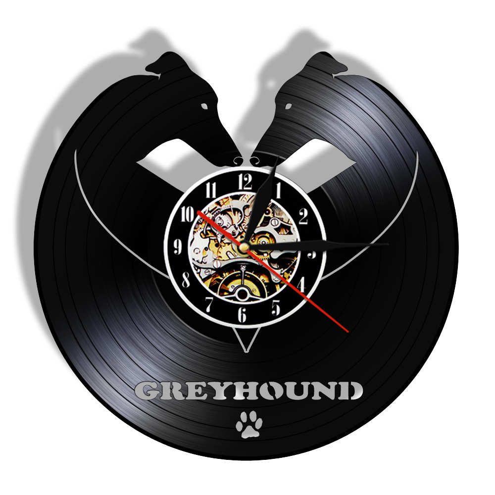 Greyhound Dog Breed Wall Clock Whippet Animal Pets... – Grandado
