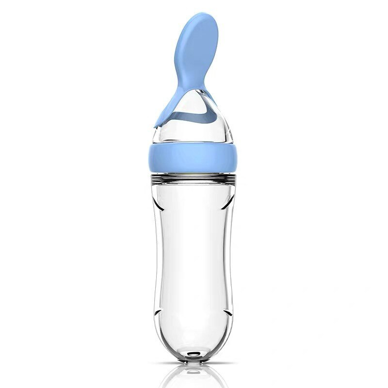 Confused spoon liquid silicone squeeze feeding spo... – Grandado