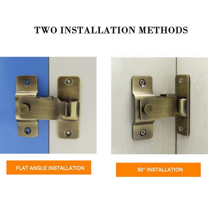 90 Door Buckle Bolt Barn Home Bathroom Door Lock R... – Grandado