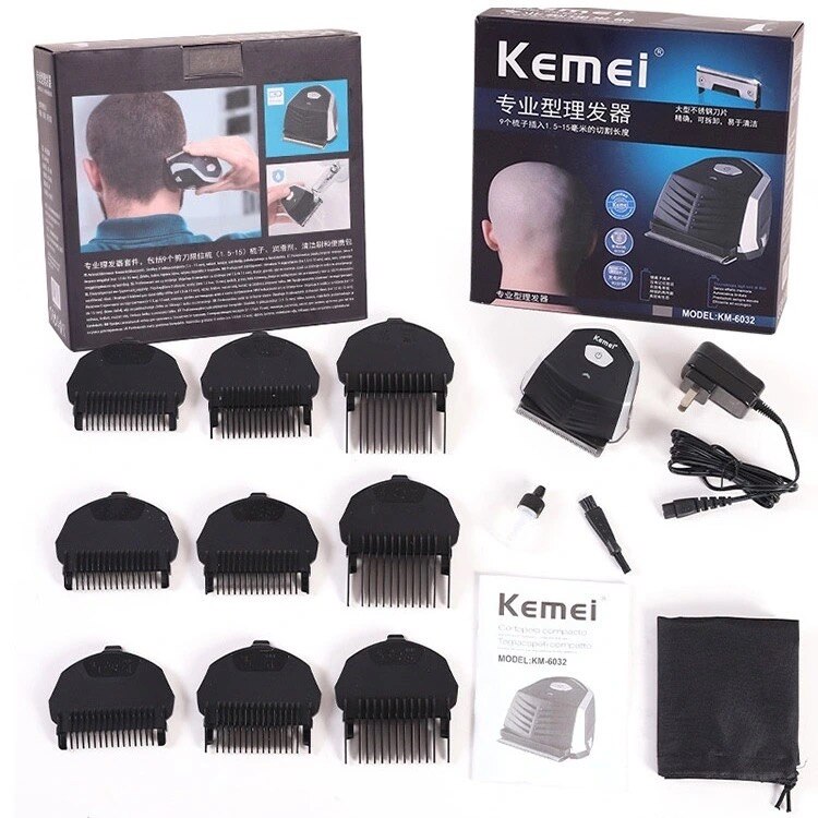 Kemei Home Fade Cordless Hair Clipper for Men Wate... – Grandado