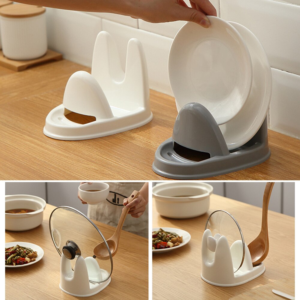 1Pcs Kitchen Cooking Tools Silicone/PP Spoon Rest ... – Grandado