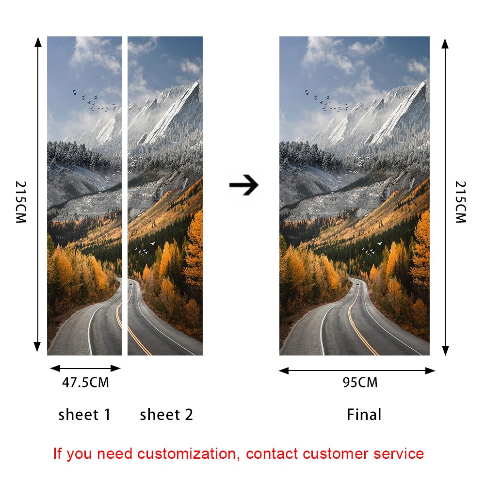 Australia Forest Road Scenery Wall Stickers Home D... – Grandado