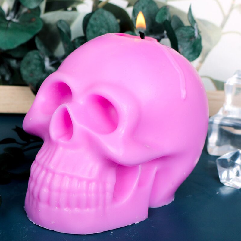 Halloween Skull Ice Cube Silicone Mold Three-dimen... – Grandado