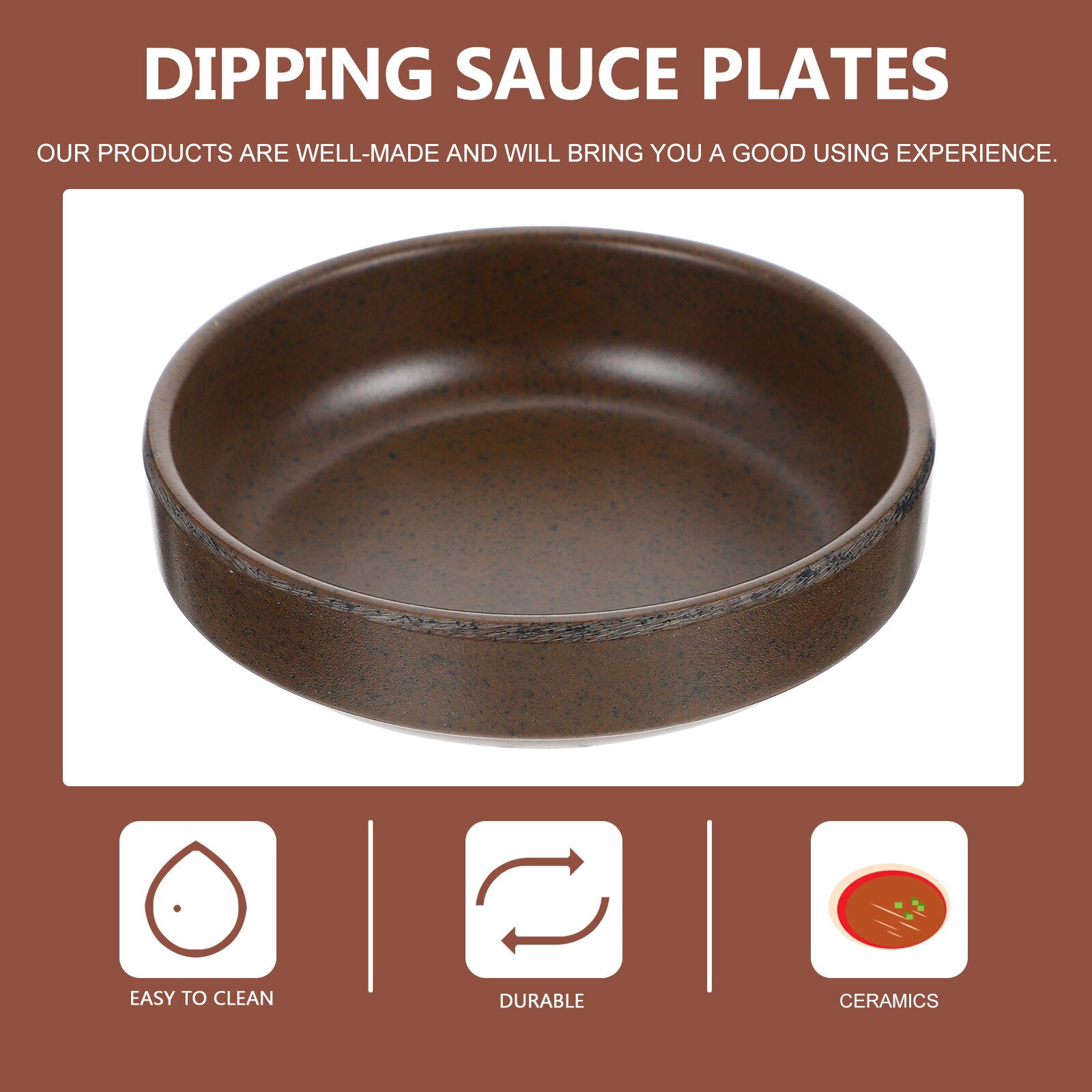 2Pcs Dipping Dishes Dipping Plates Kitchen Sauce C... – Grandado