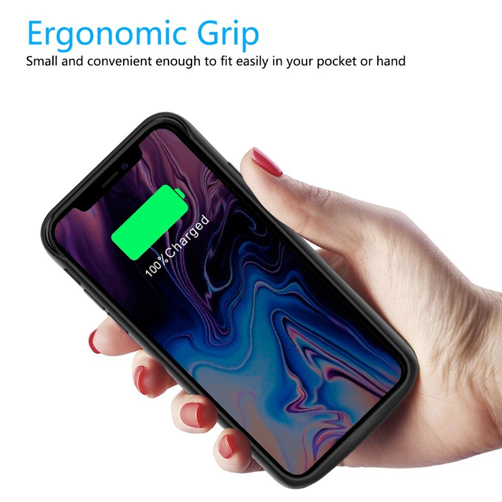6000mAh Power Bank Battery Charger Case For iPhone... – Grandado