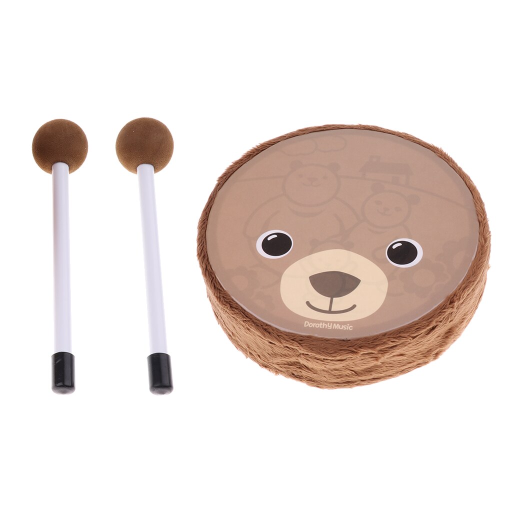 Children's Wooden Drum Toy Children's Hand Drum Ha... – Grandado
