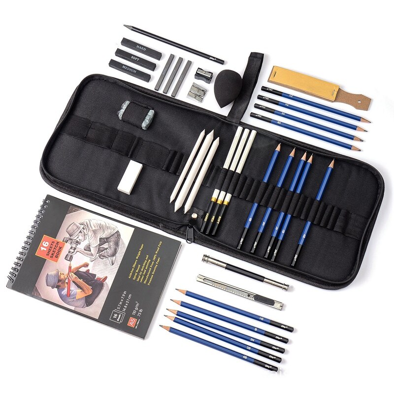 37 PCS Sketching Pencils Set, Sketch Drawing Set, ... – Grandado