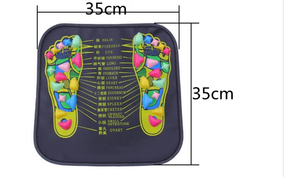 Reflexology Walk Stone Pain Relieve Foot Leg Massa Vicedeal