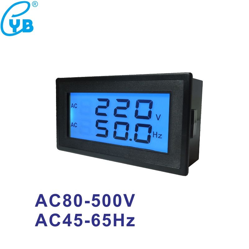 YB5130DVF Voltmeter AC 80-500V 45-65Hz Voltage Fre... – Vicedeal