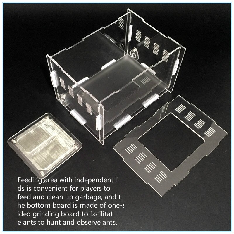 1PCS Acrylic feeding area small pet feeding box sp... – Grandado