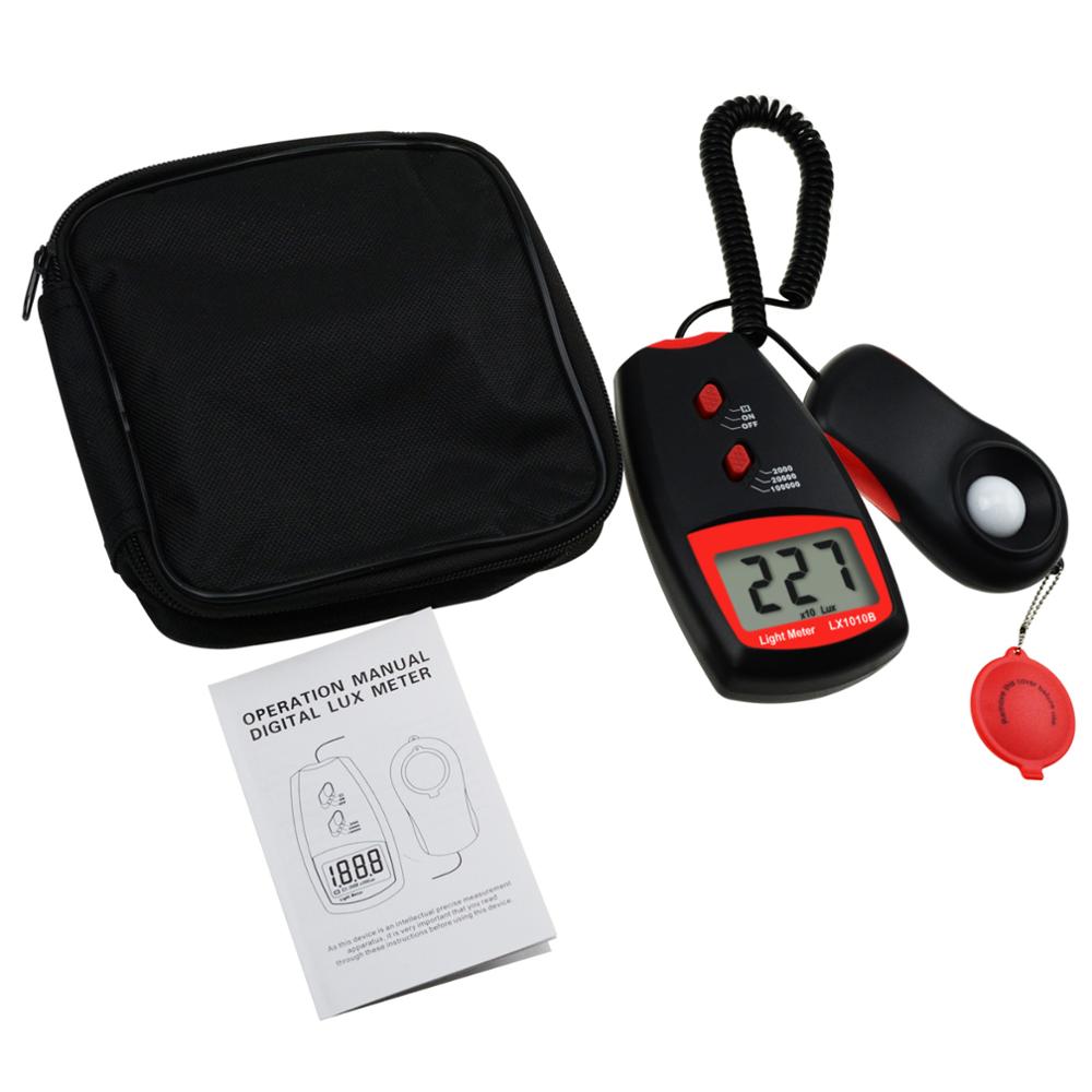 Digital Light Meter Luxmeter 0~100,000 Lux w/ Sele... – Grandado
