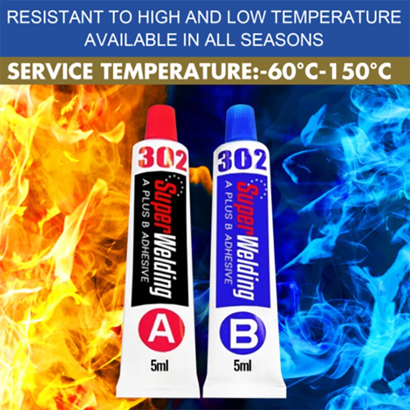 2pcs Metal Repair Gel Heat Resistance Cold Weld A&... – Grandado