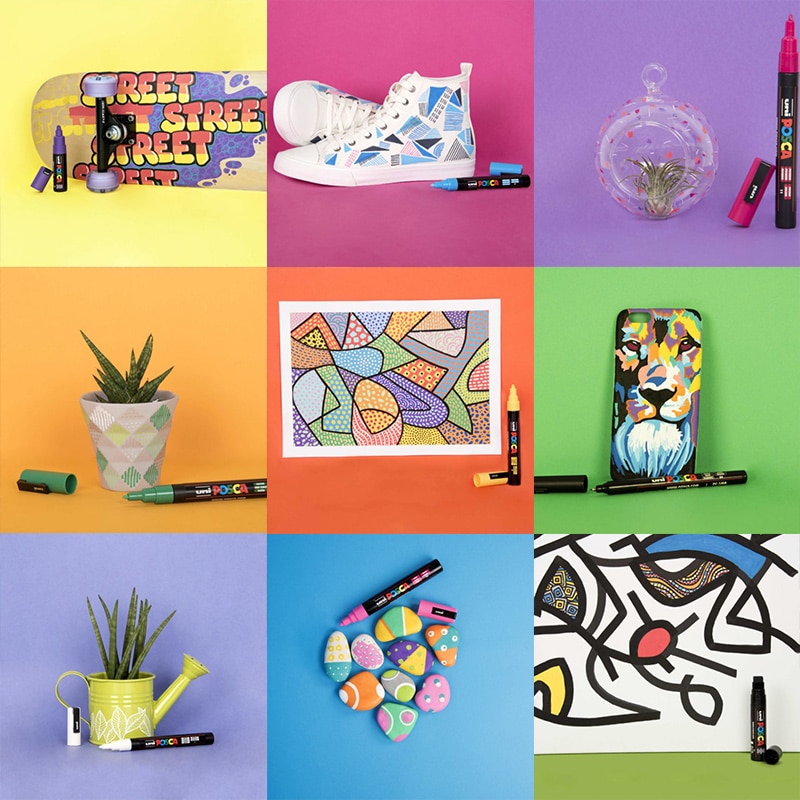 Japan UNI Imported POSCA Series Marker Pen Combina... – Grandado