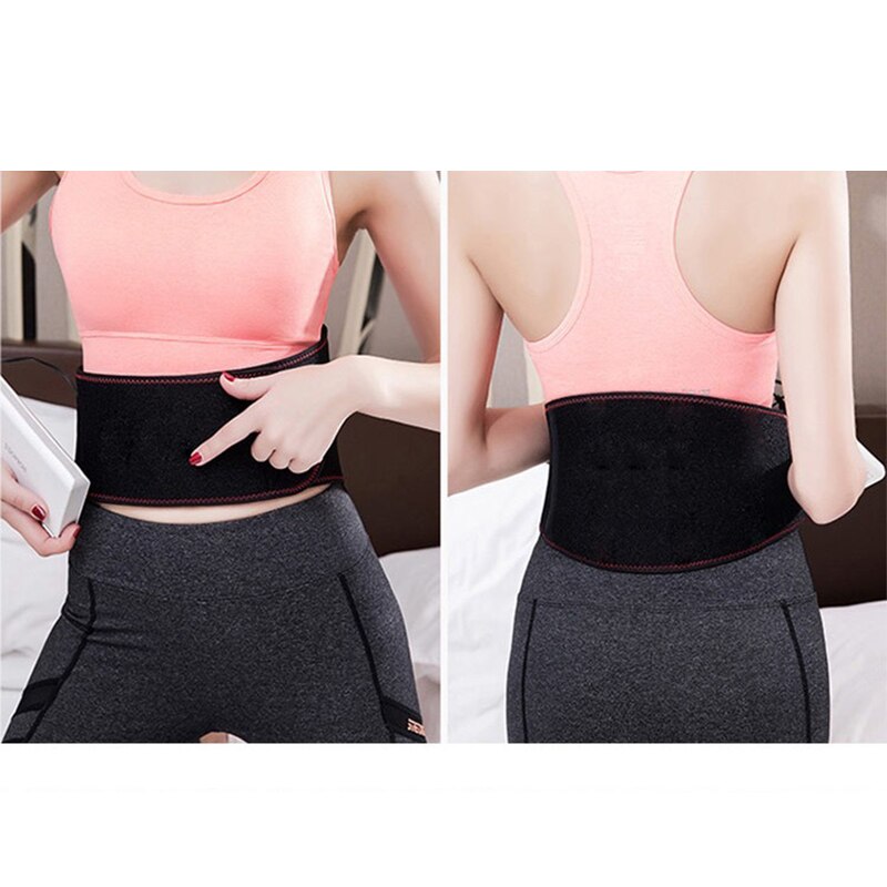 Usb Waist Heat Belt Heating Lower Back Brace Pain ... – Vicedeal