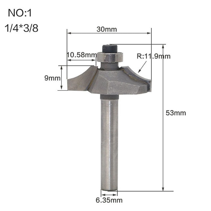 1Pc 1/2" Shank Prrofessional Grade Woodworking Too... – Vicedeal
