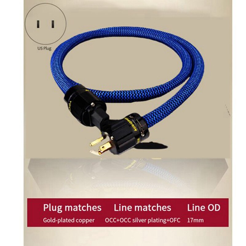 Hifi Power Kabel Hallo-End 6N OCC Netzkabel Mit UN... – Grandado