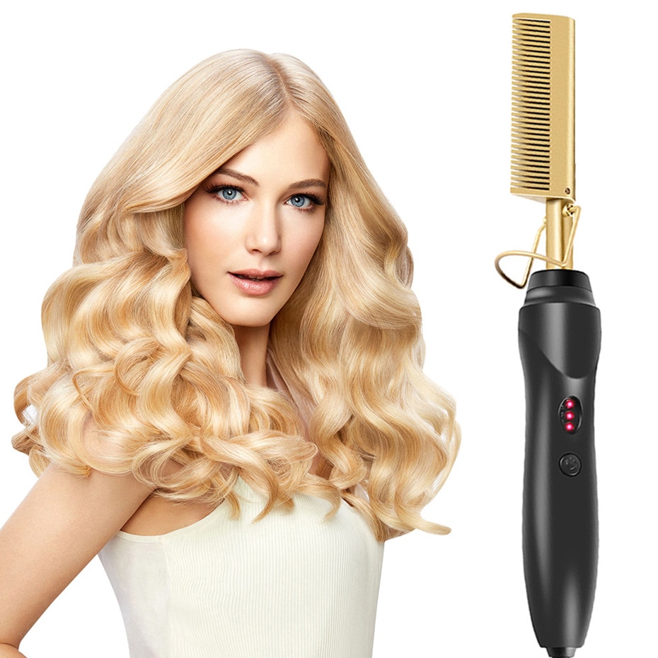 hair straightener Electric comb wall hair curling ... – Vicedeal