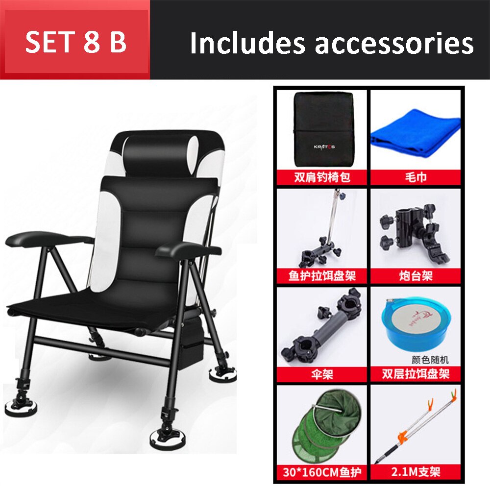 Fishing Chair Beach Chair Outdoor Portable Fishing... – Grandado