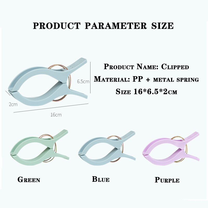 Kleding Handdoek Clip Peg Draagbare Reizen Wasknij... – Grandado