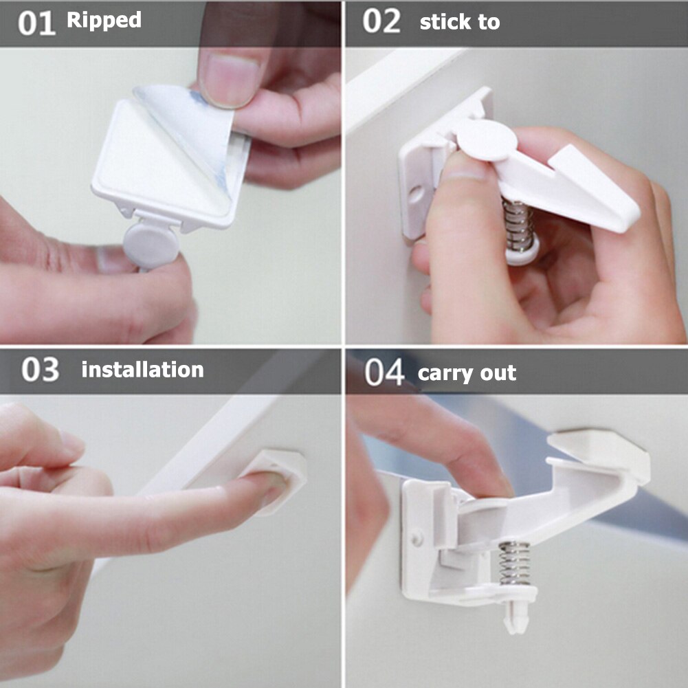 10sets Cabinet Lock Children Protection Baby Safet... – Vicedeal