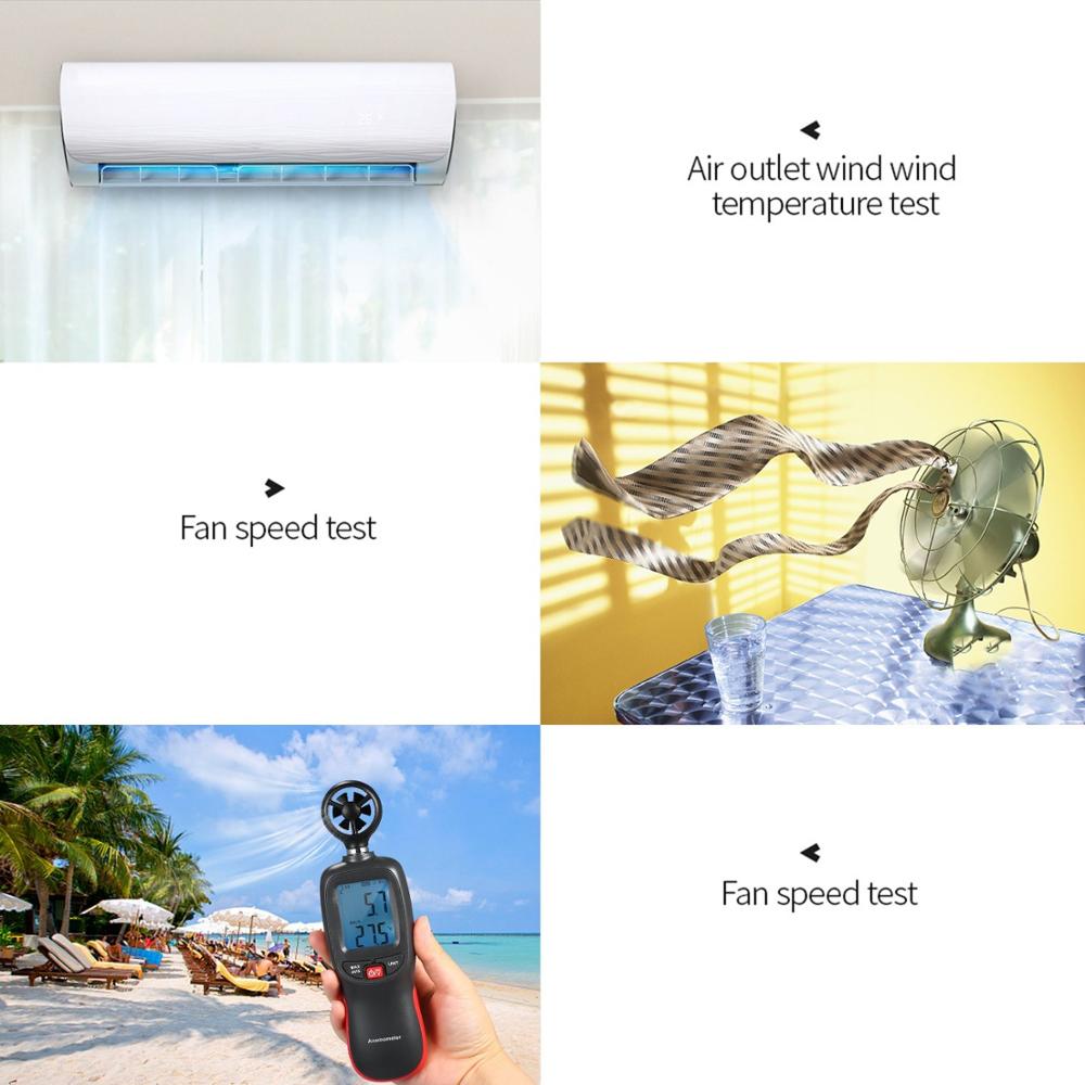 Digital Anemometer Thermometer Handheld Pocket Win... – Grandado
