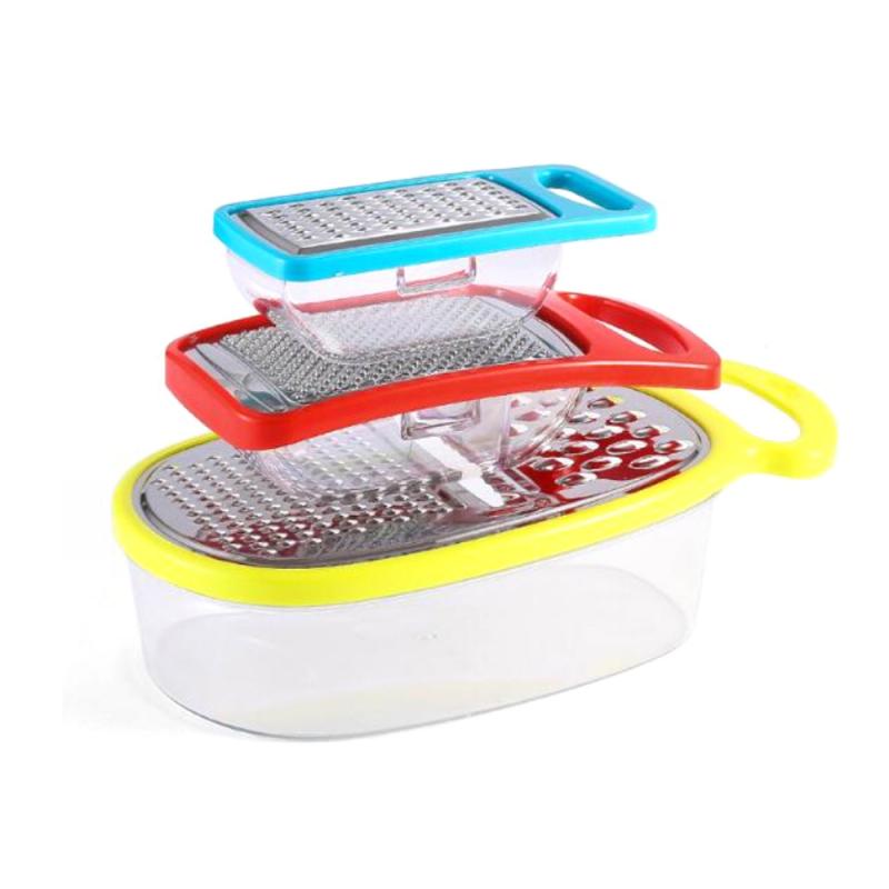 1Pc Kaas Rasp Praktische Rvs Kaas Cutter Met Conta... – Grandado