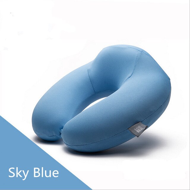 U-form hukommelse skum rejse pude nakke pude latex... – Grandado