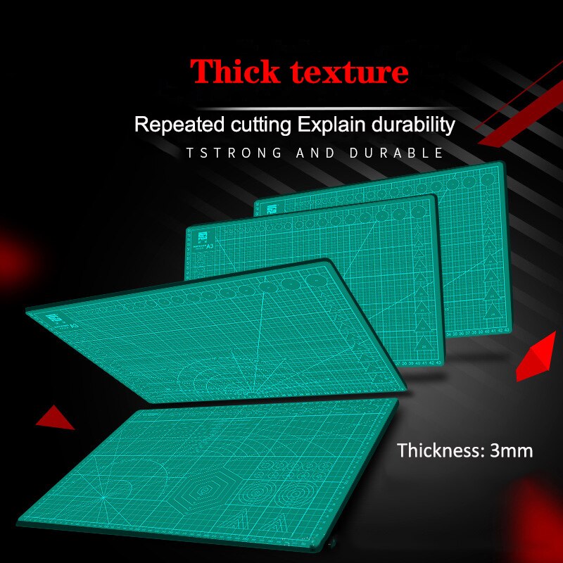 A3 A4 A5 PVC Cutting Mat Pad Patchwork Cut Pad A3 ... – Vicedeal