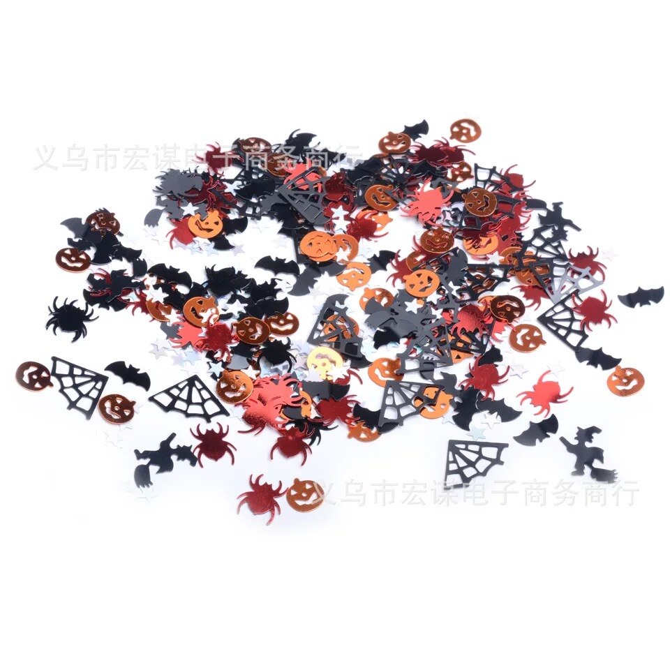 Halloween pumpkin Spider Bat sequins15grams Acryli... – Grandado
