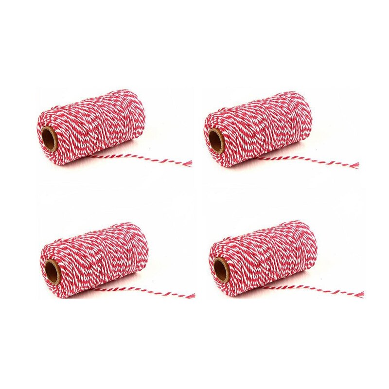 4 PCS Colourful Cotton Twine Bakers Twine Rope Cot... – Grandado