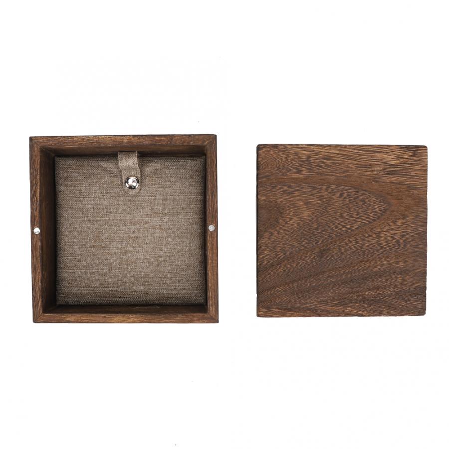 Wooden Vintage Storage Box High-End Square Waxed C... – Grandado