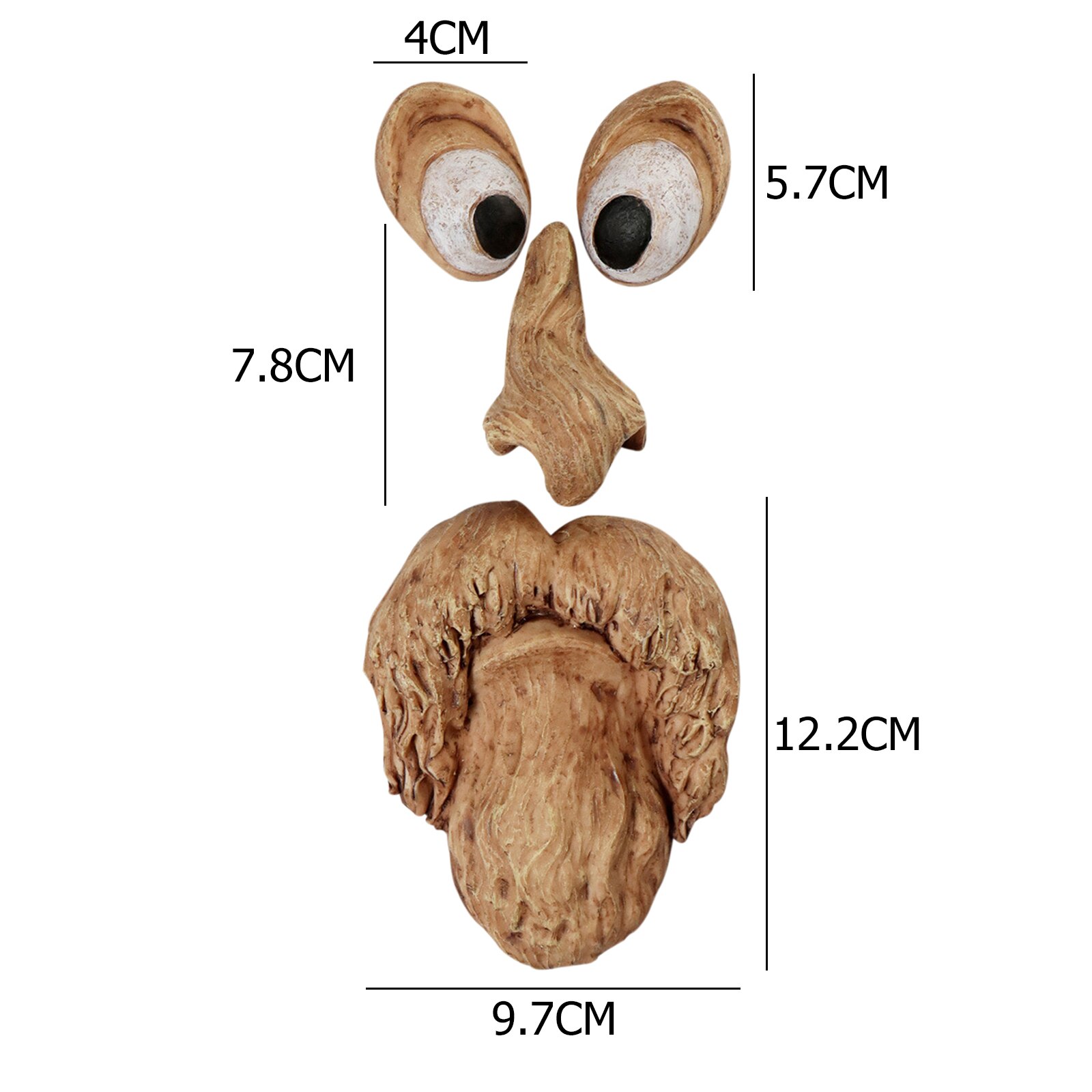 Old Man Tree Face Decoration Bark Facial Features ... – Grandado