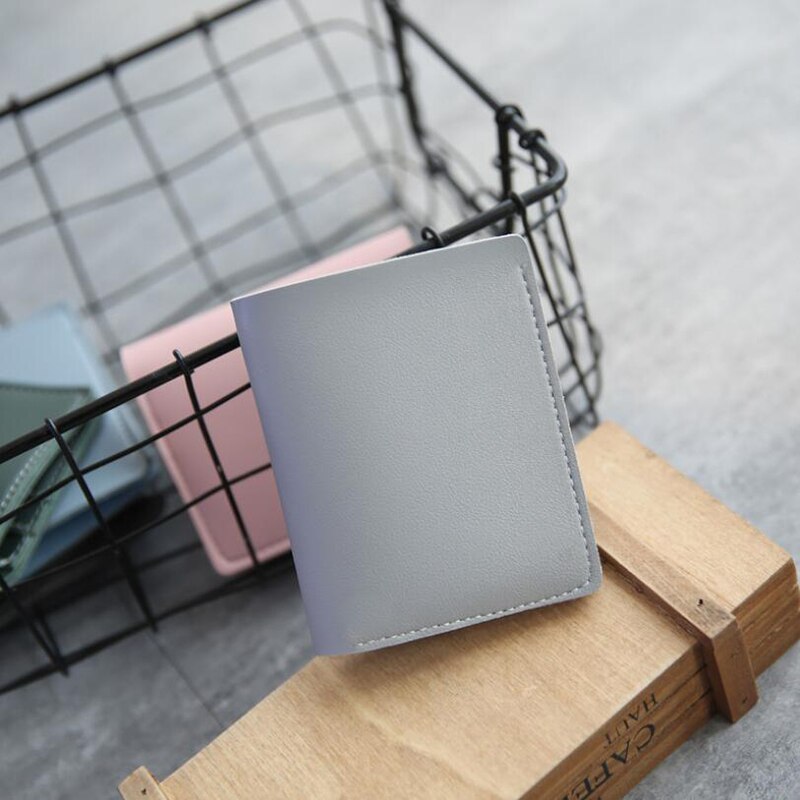 Casual Men's Wallets Leather Solid Luxury Wallet P... – Grandado