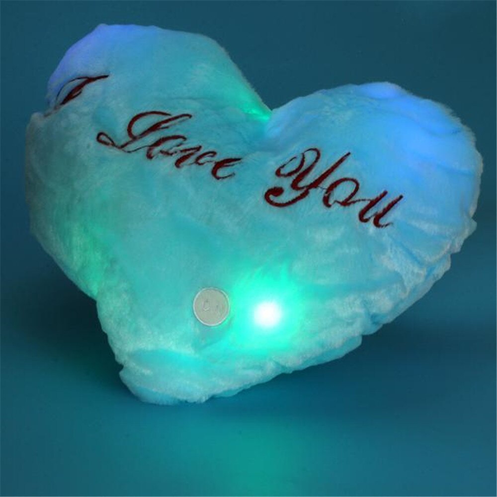100% brand Perfect Cushion Heart Style Glowing LED... – Vicedeal