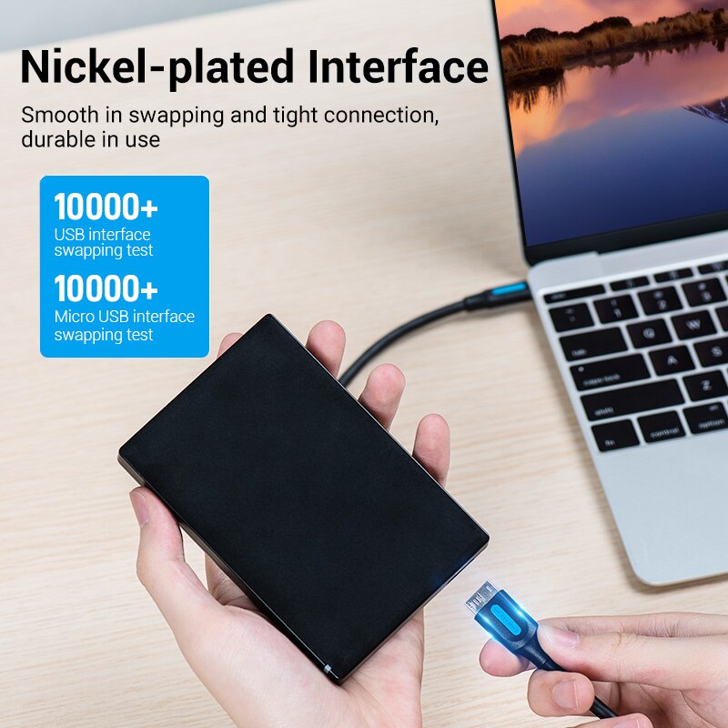 Vention USB 3.0 Type C to Micro B Cable Connector ... – Grandado