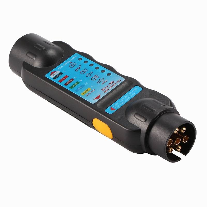 12V 7-Pin European Truck Trailer Plug Socket Teste... – Grandado