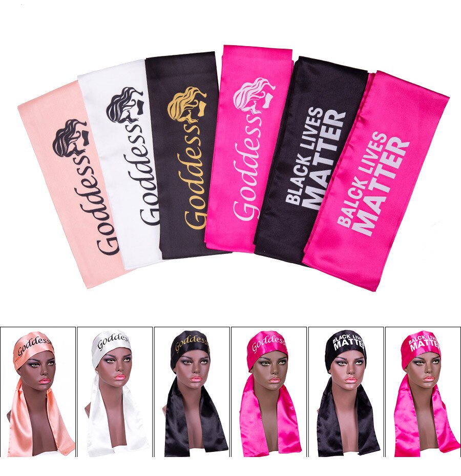 Leeons Super Satin Edge Scarves For Wigs Goddess G... – Grandado