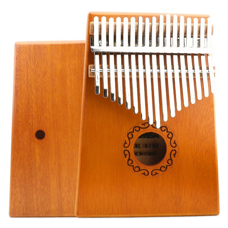 Kalimba 17 nycklar piano trä mahogny mbira kropp m... – Vicedeal