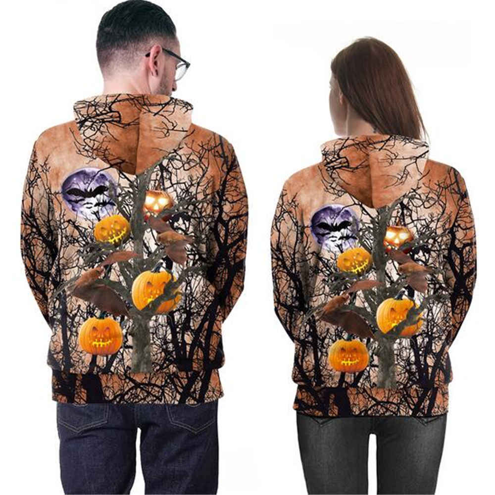 ! Universel sweat à capuche citrouille impression ... – Grandado