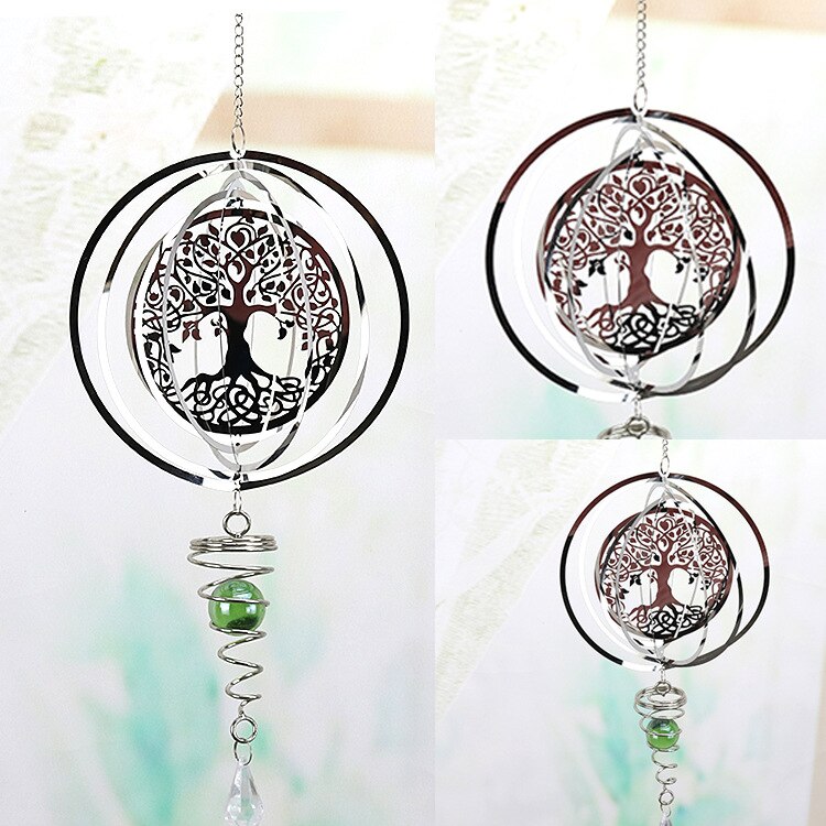 Stainless Steel Metal Wind Spinner Indoor Outdoor ... – Grandado