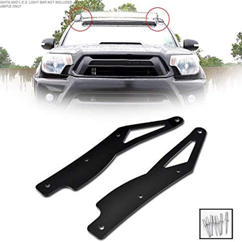 Black Roof Pillar Light Lamp Bar Mount Brackets Ki... – Grandado