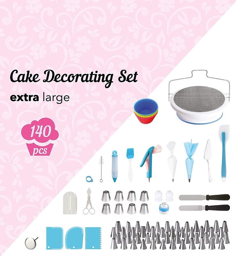 140 PCS Cake Decorating Tools Set DIY Cake Piping ... – Vicedeal