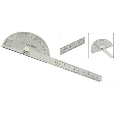 Affordable StaInless Steel Protractor w 10 cm Meas... – Vicedeal